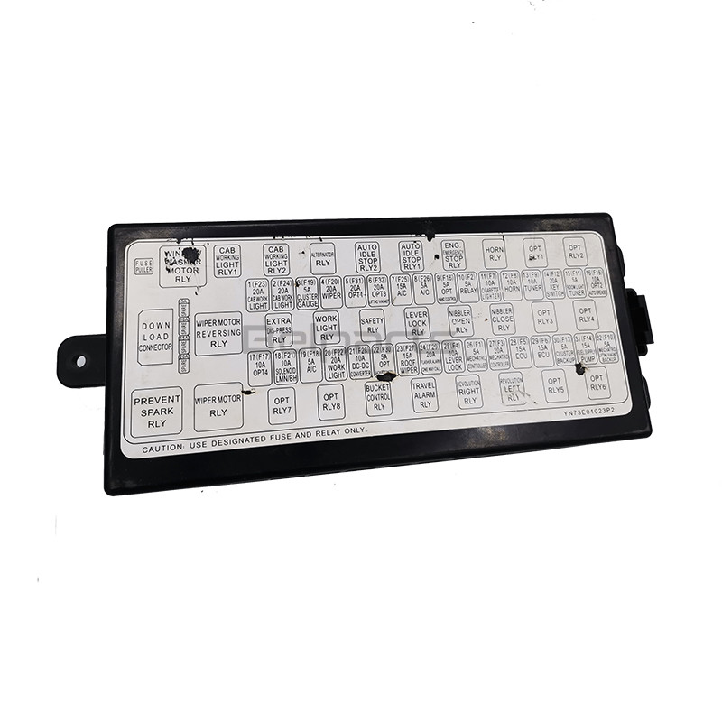 YN24E00016F2 กล่องฟิวส์ Assy Relay Box ชิ้นส่วนรถขุดขนาดเล็กสำหรับ ...